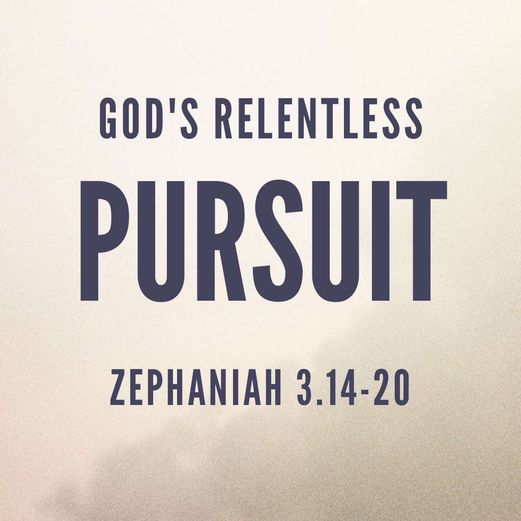 Friday First: God's Relentless Pursuit | Cornerstone Church of Christ