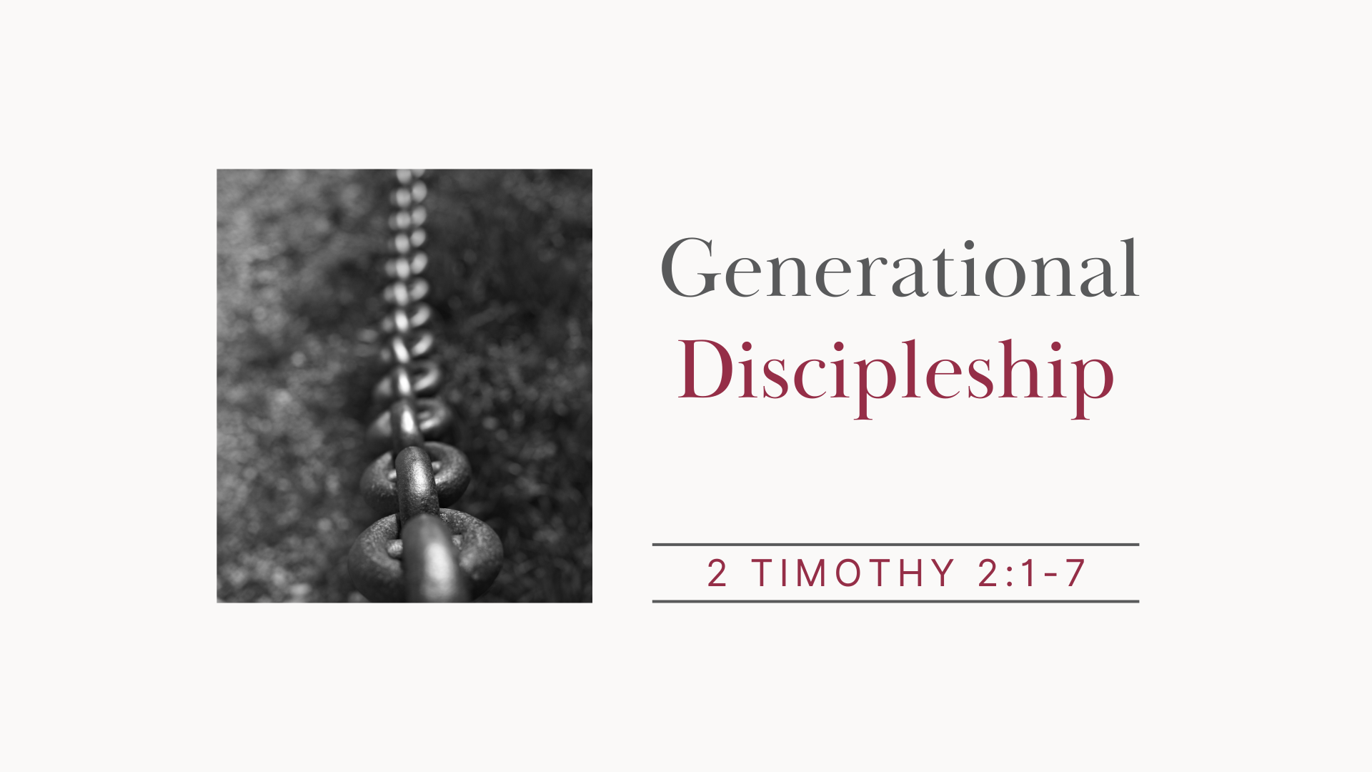 Generational Discipleship | Brookdale Baptist Church