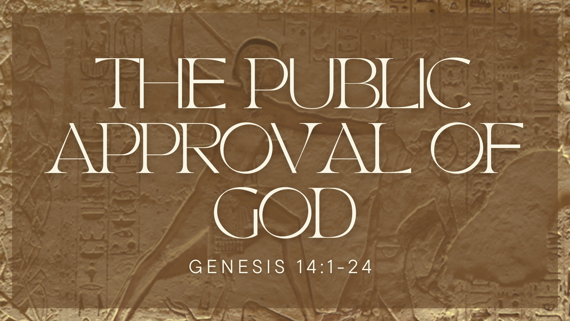 The Public Approval of God | Brookdale Baptist Church
