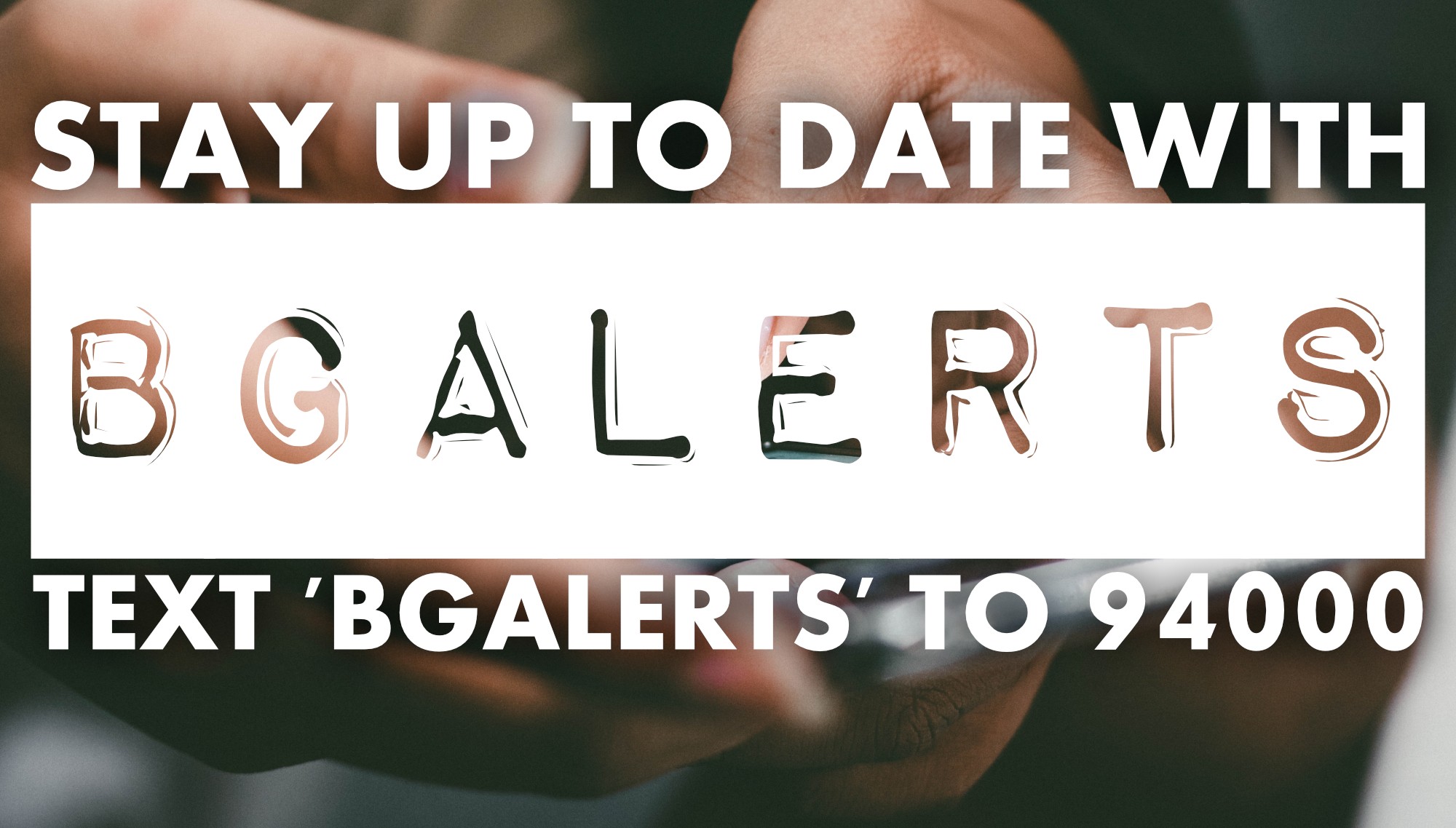 Stay Up To Date With BG Alerts | Blue Grass Church