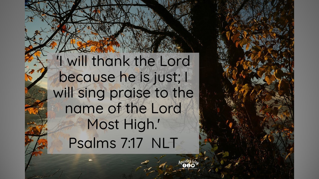 Thanks -Day 17 | Apostles Way Ministries International