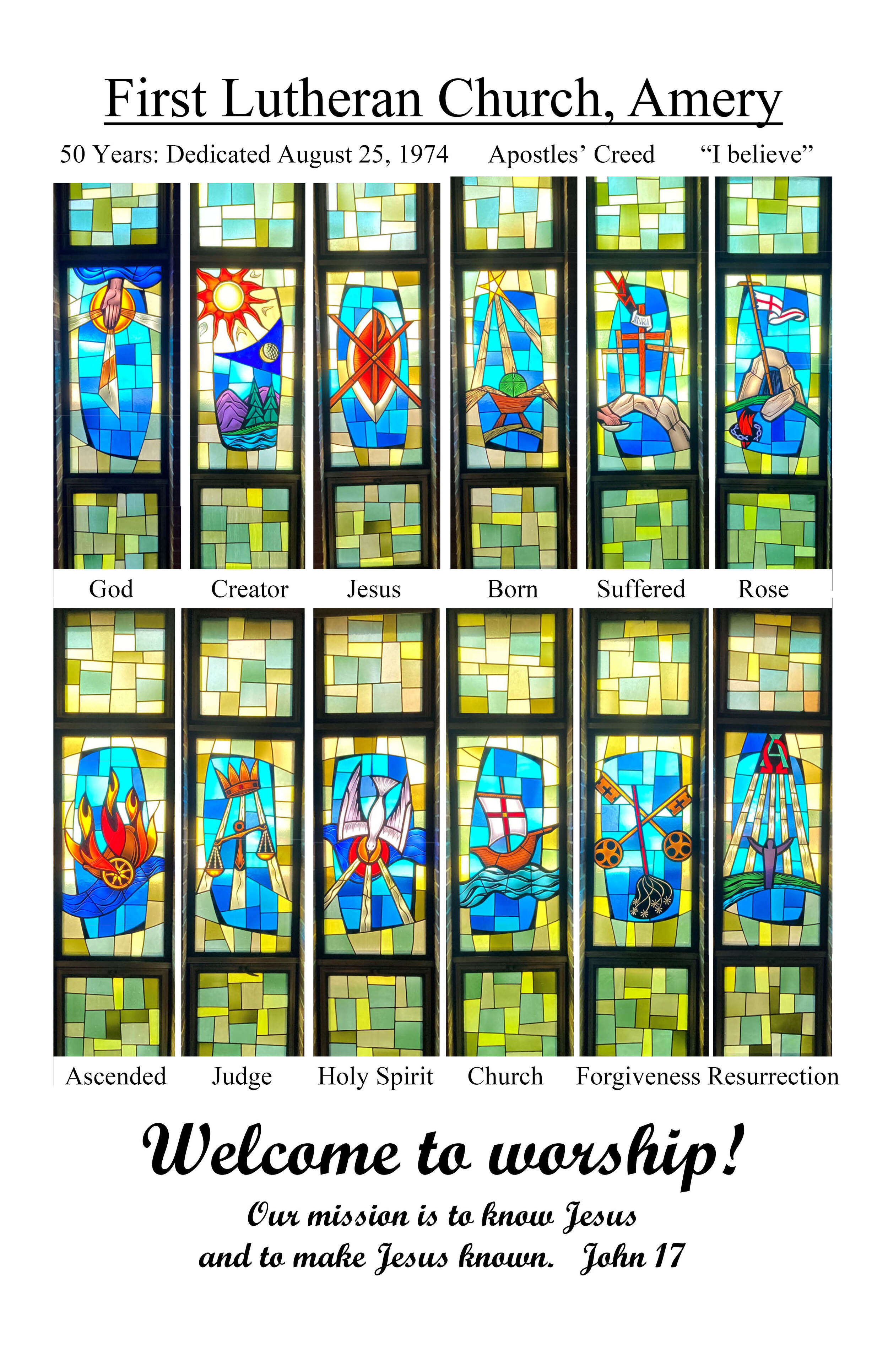 Bulletin: June 9, 2024 | First Lutheran Church