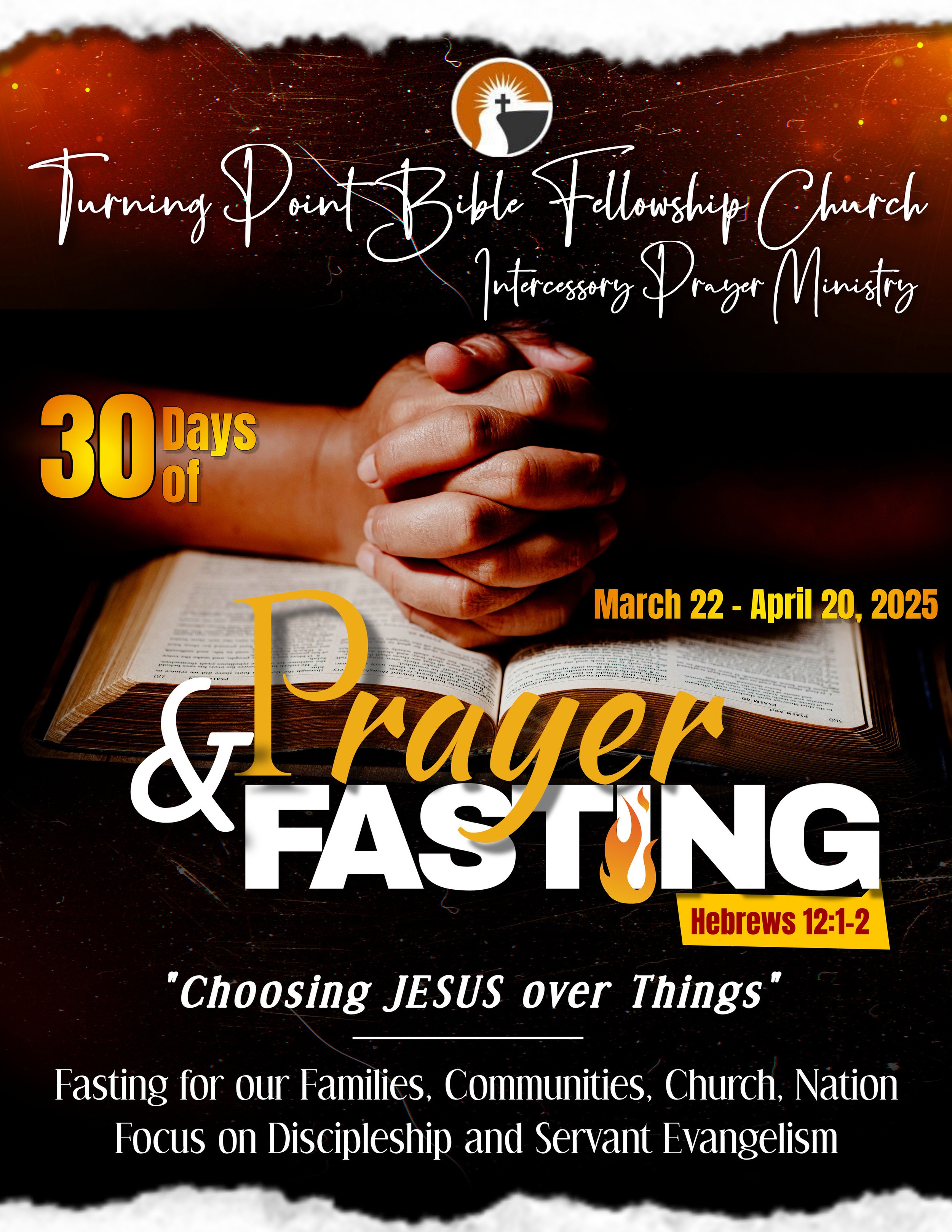 30 days of Prayer-n-Fasting | Turning Point Bible Fellowship - TX