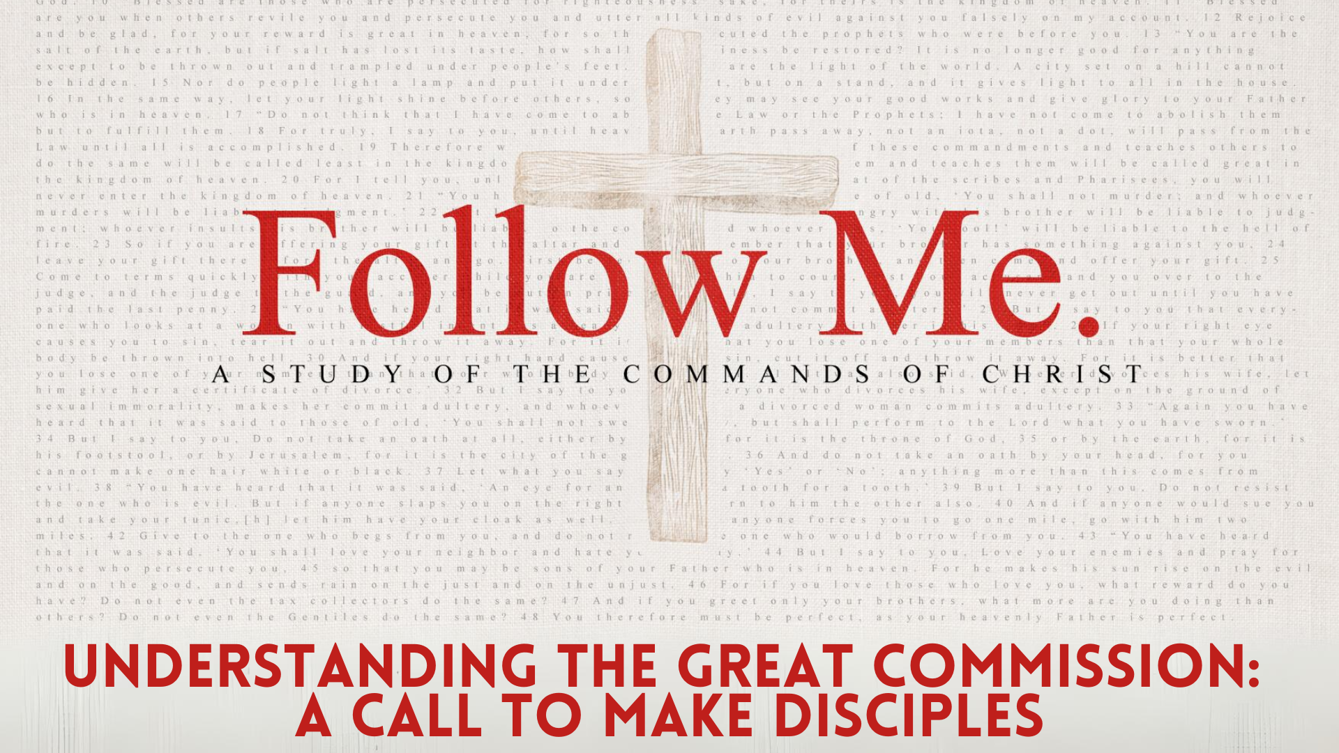 Understanding the Great Commission: A Call to Make Disciples | Belle ...