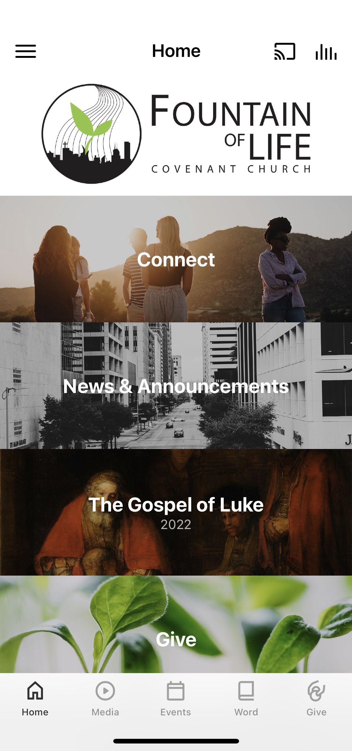 New FOL App | Fountain of Life Covenant Church