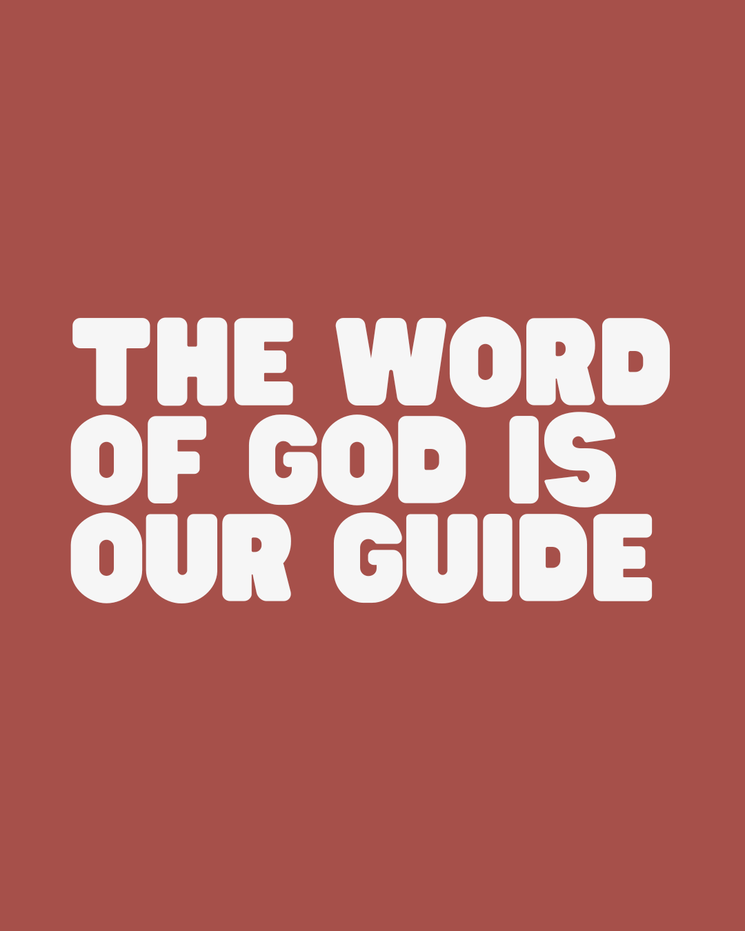 The Word Of God Is Our Guide | The Crossing