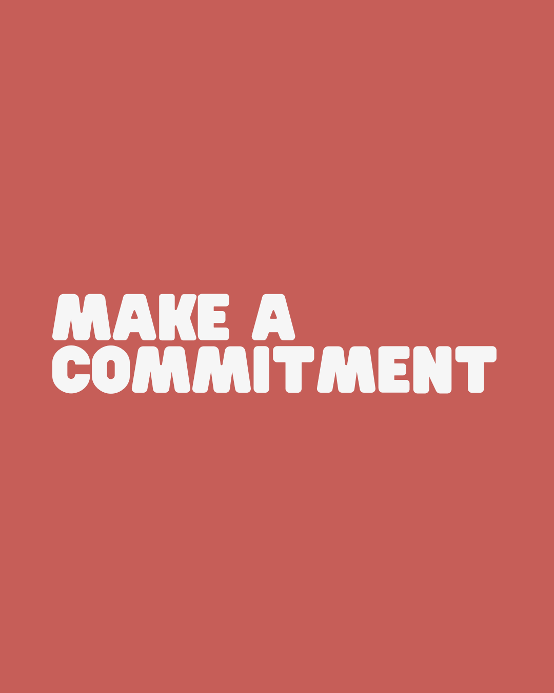 Make A Commitment | The Crossing