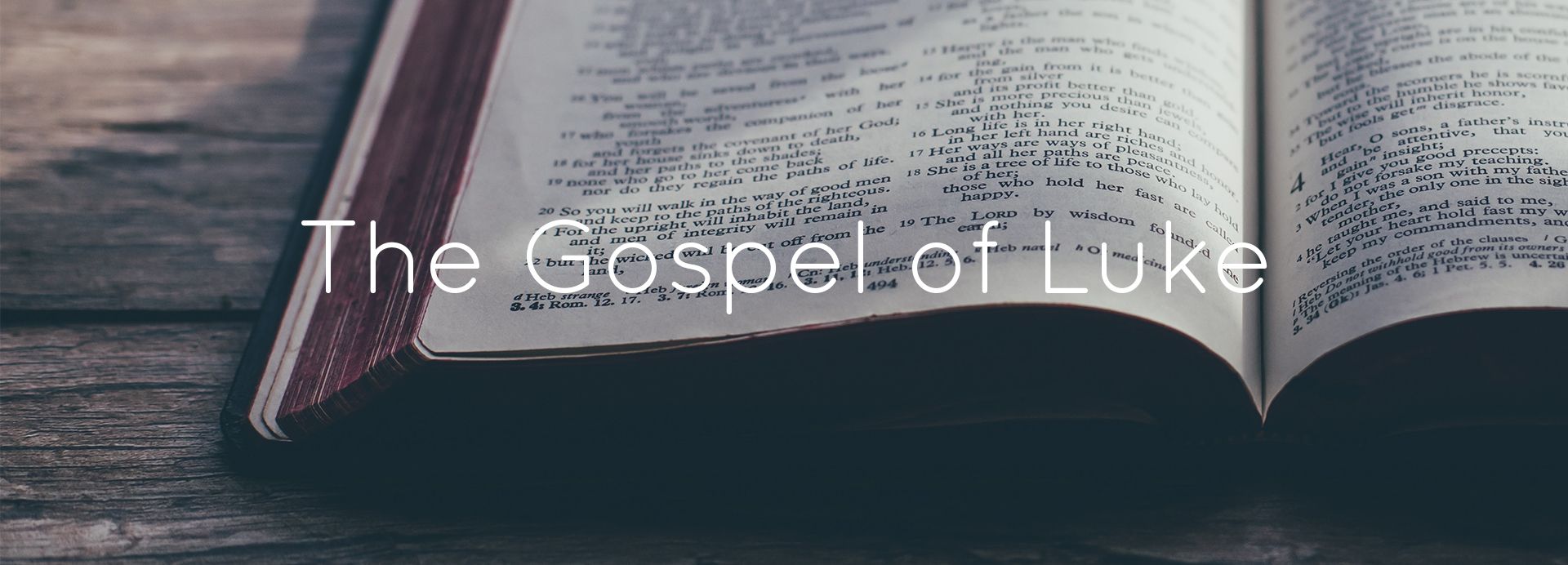 The Gospel of Luke | St Mary's London