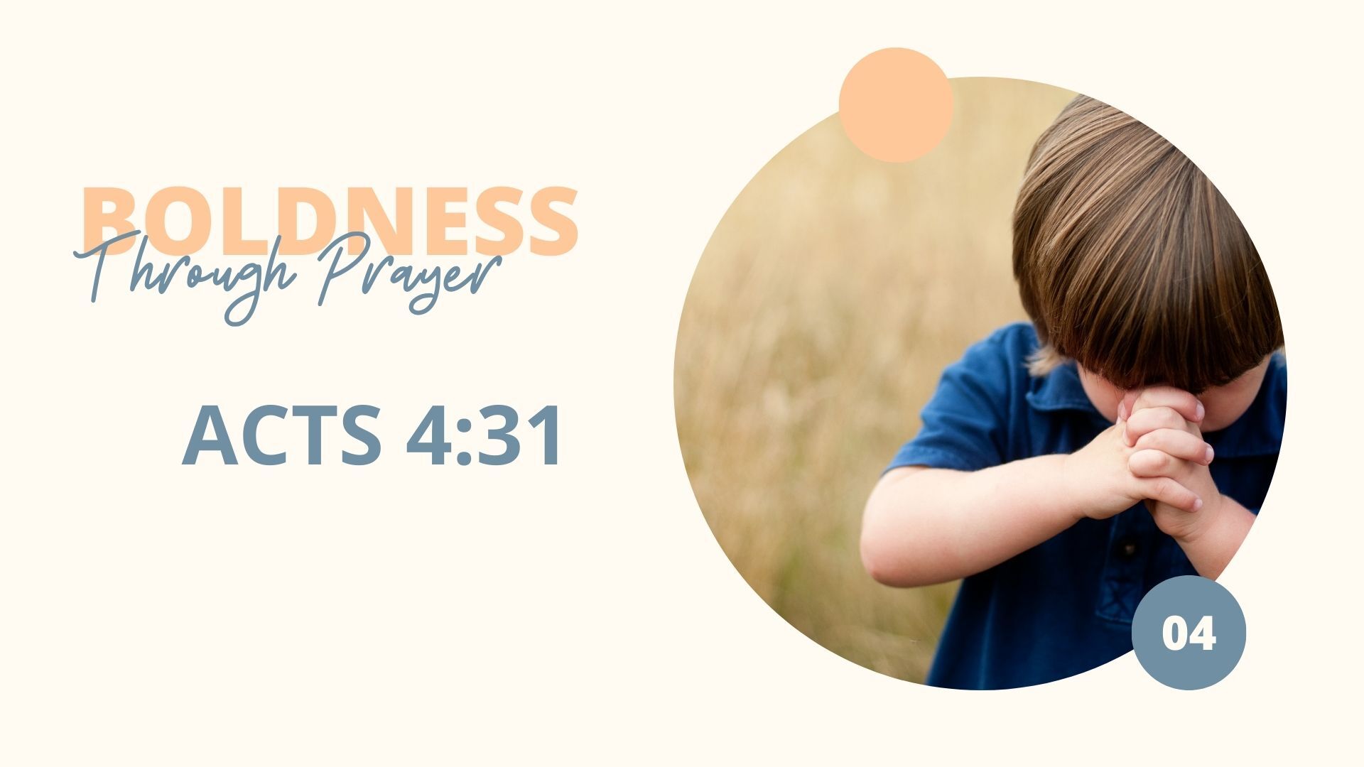 Boldness Through Prayer | Praise Tabernacle