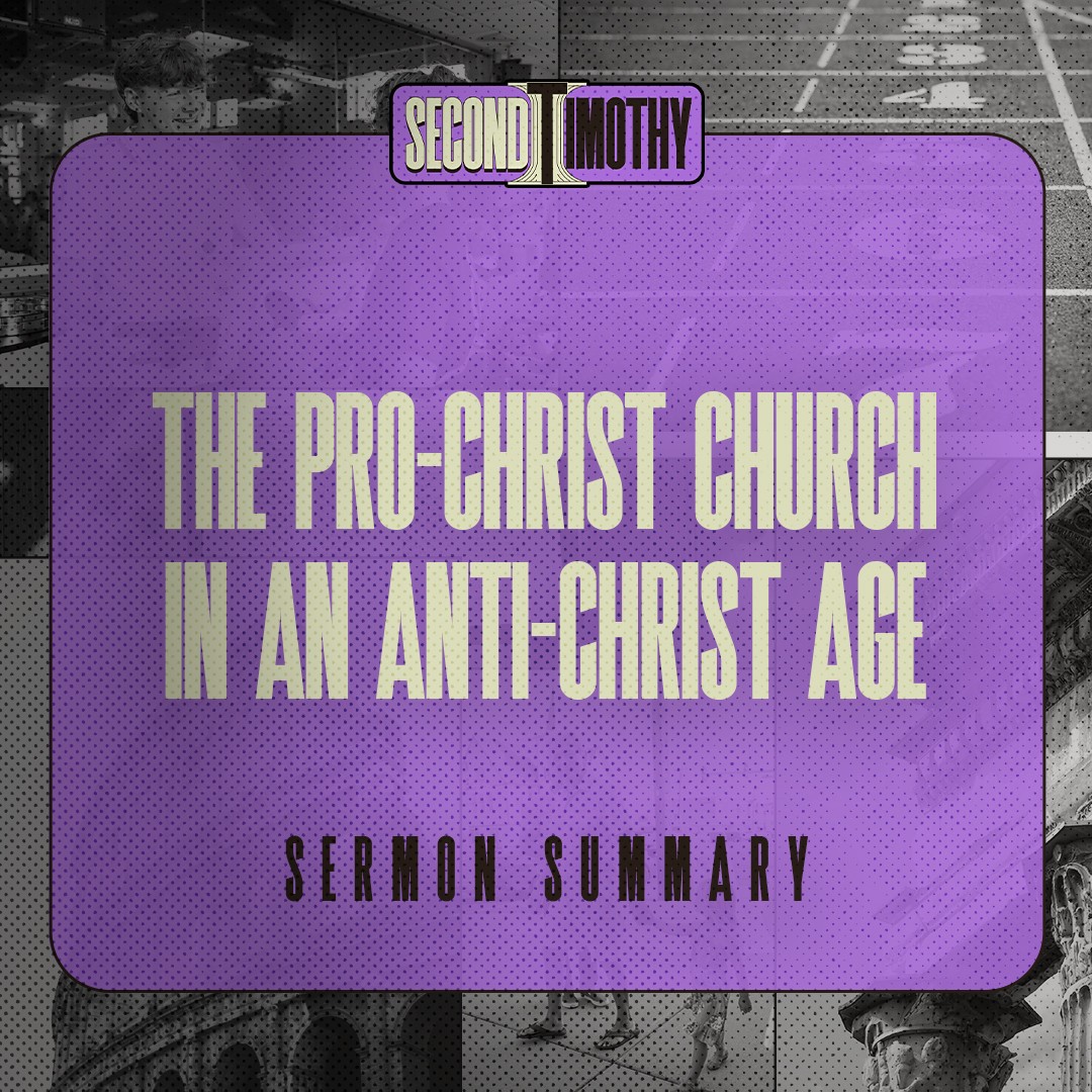 The Pro-Christ Church In An Anti-Christ Age | Landmark Church | Ocean ...