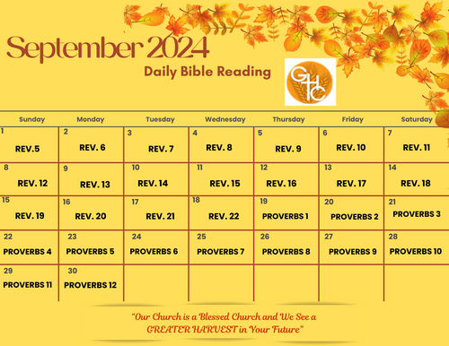 Greater Harvest Church of God in Christ - Home