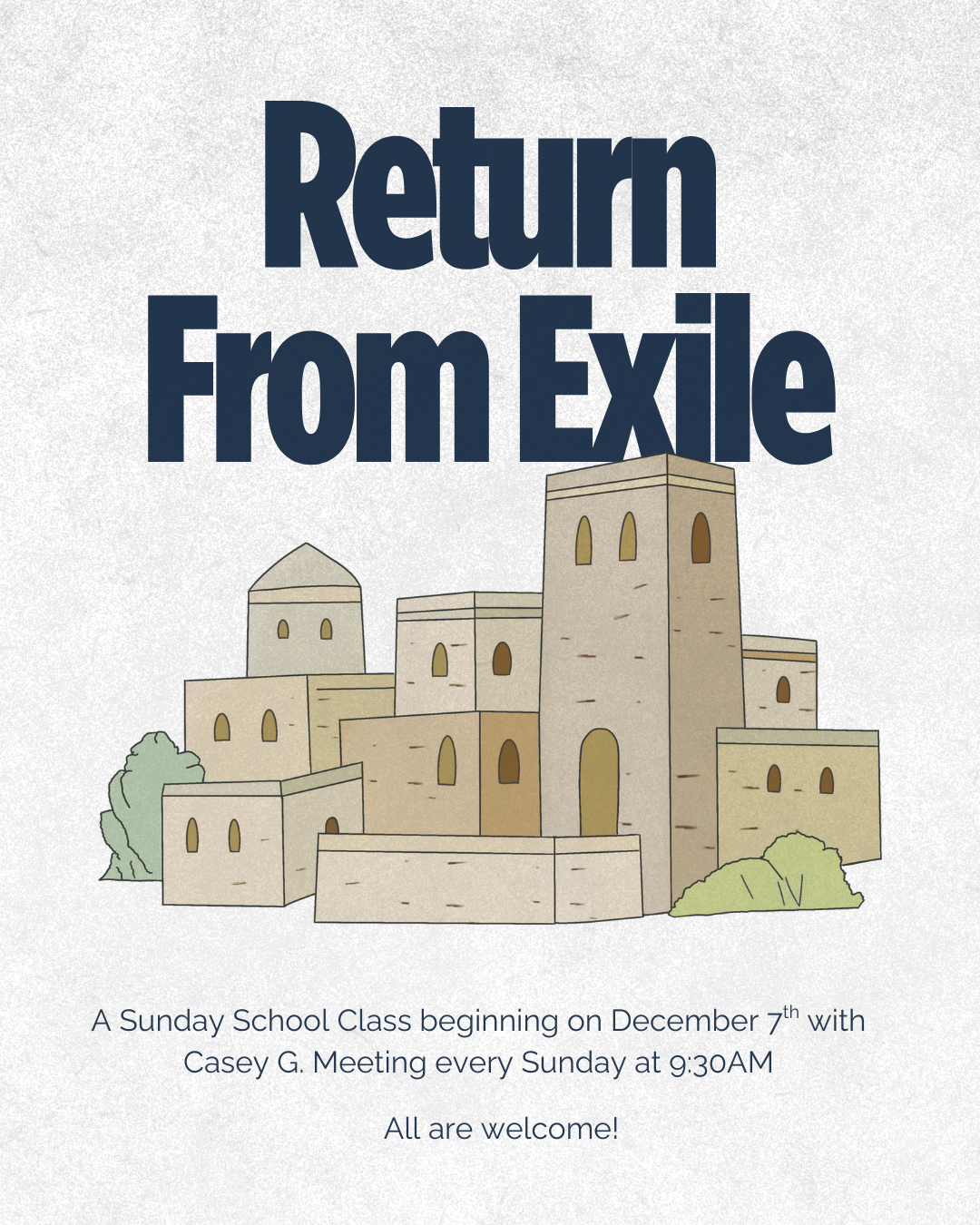 Return from Exile - Winter ABF Series | Breesport Baptist Church
