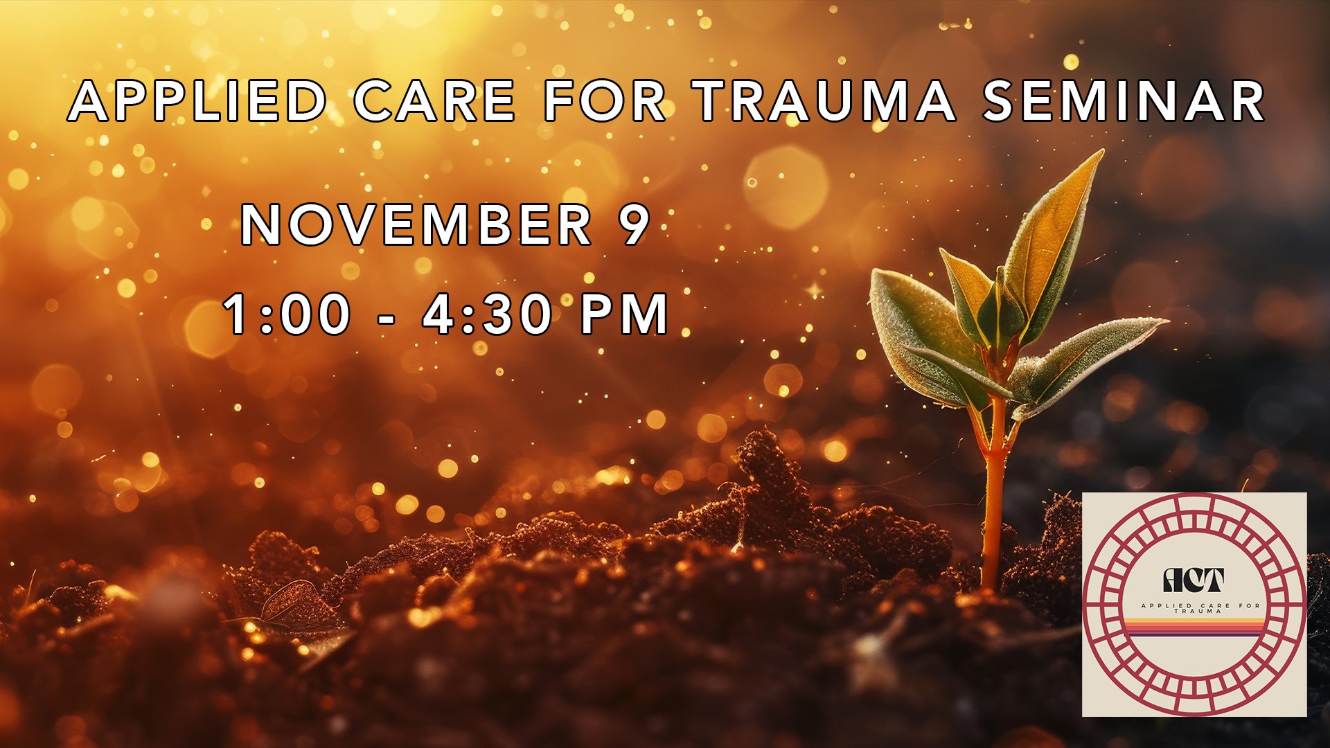 Applied Care for Trauma Seminar | White Fields Community Church ...
