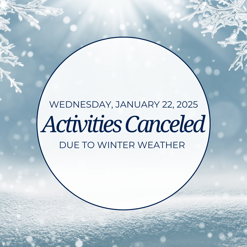 Wednesday Activities Canceled | Elberton First Methodist Church