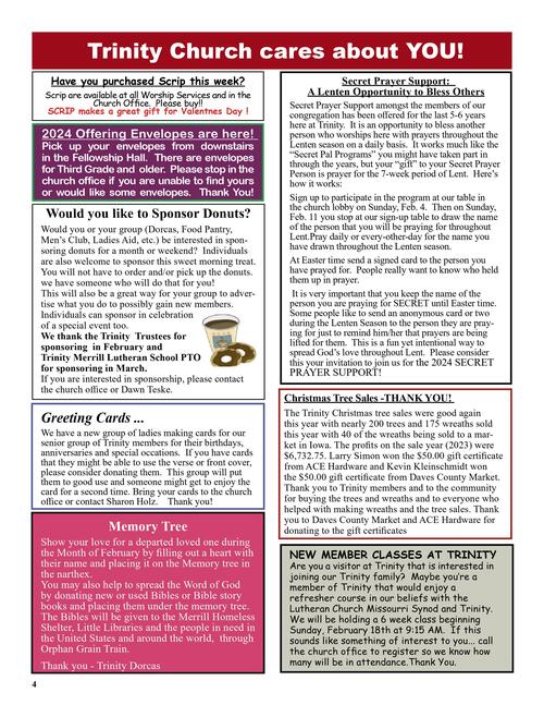 Trinity Merrill - Worship Resources