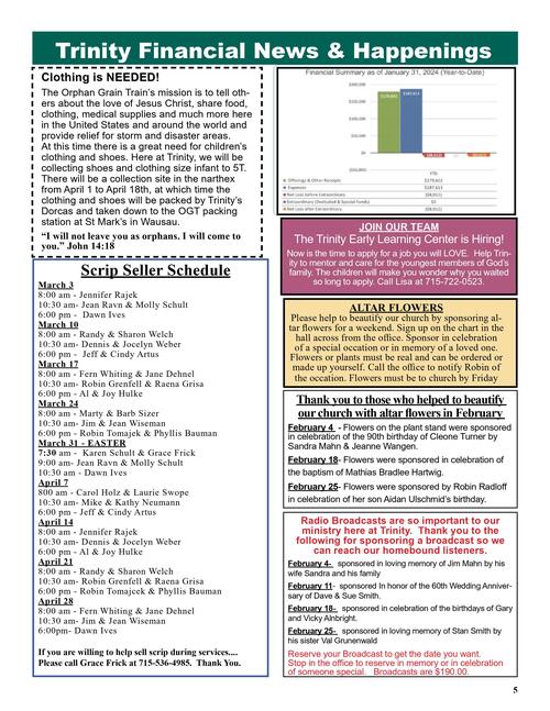 Trinity Merrill - Worship Resources