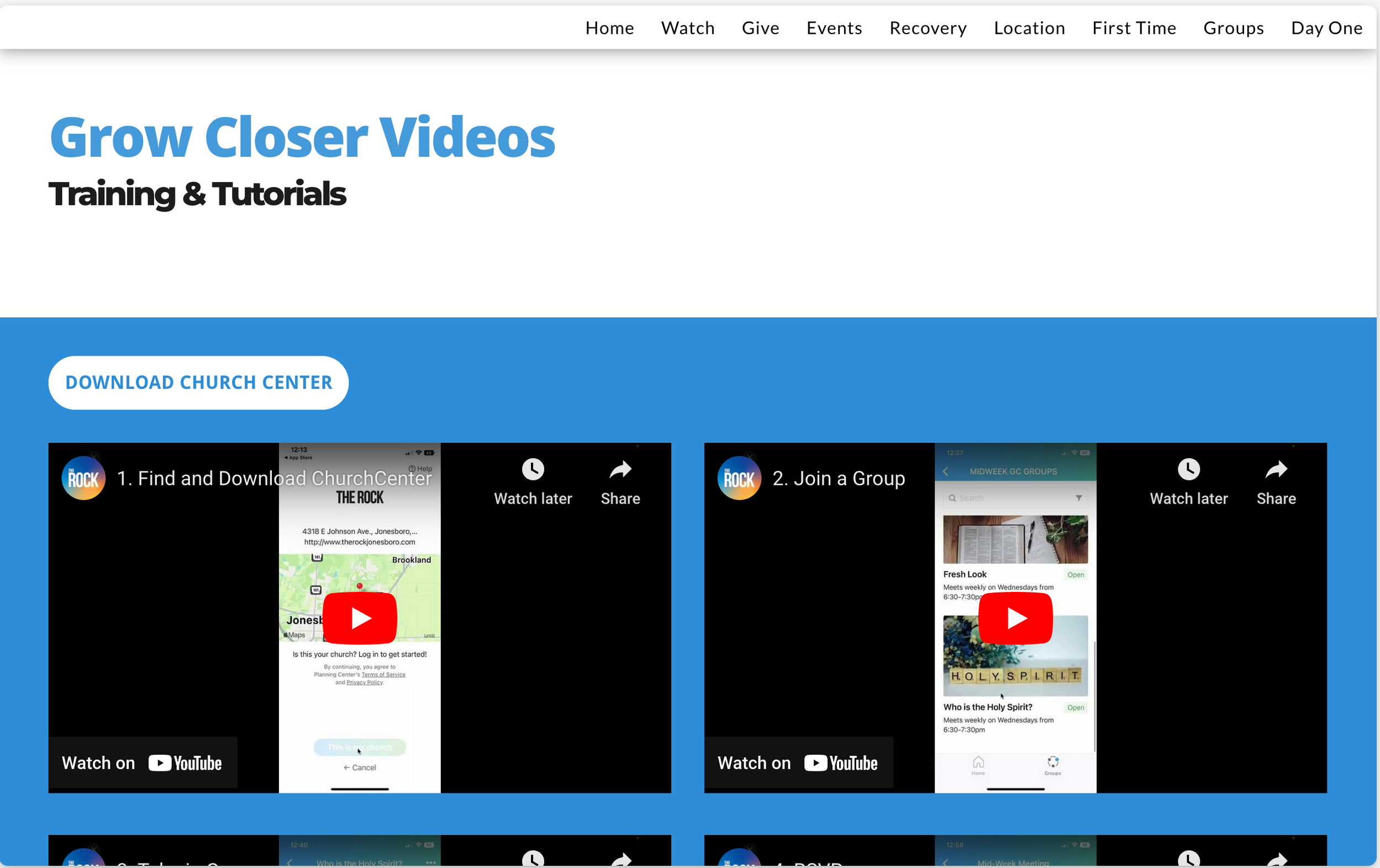 The Rock Jonesboro - GC Videos