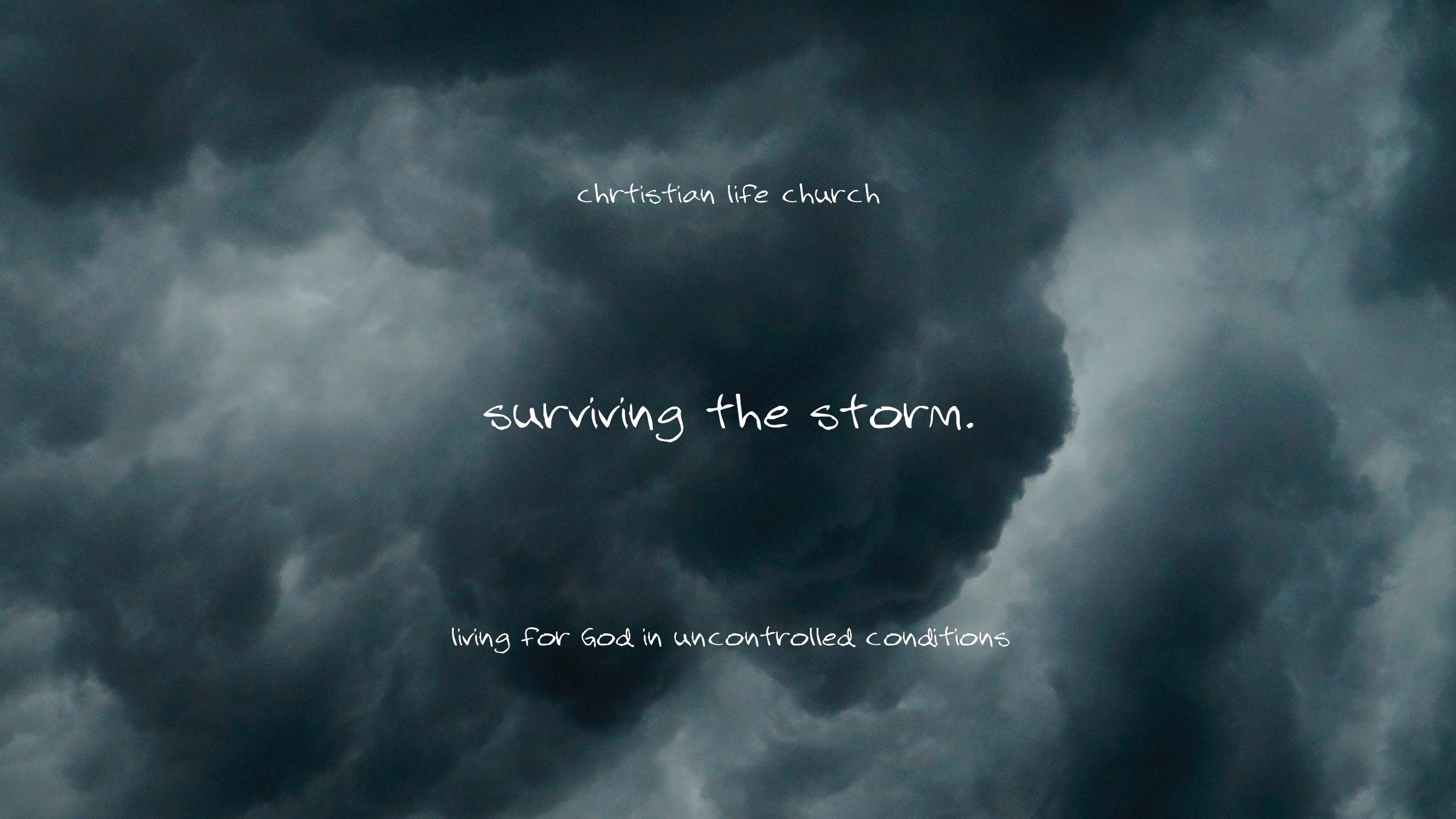 Surviving the Storm | Student Pastor Reagan Matheson | Christian Life ...