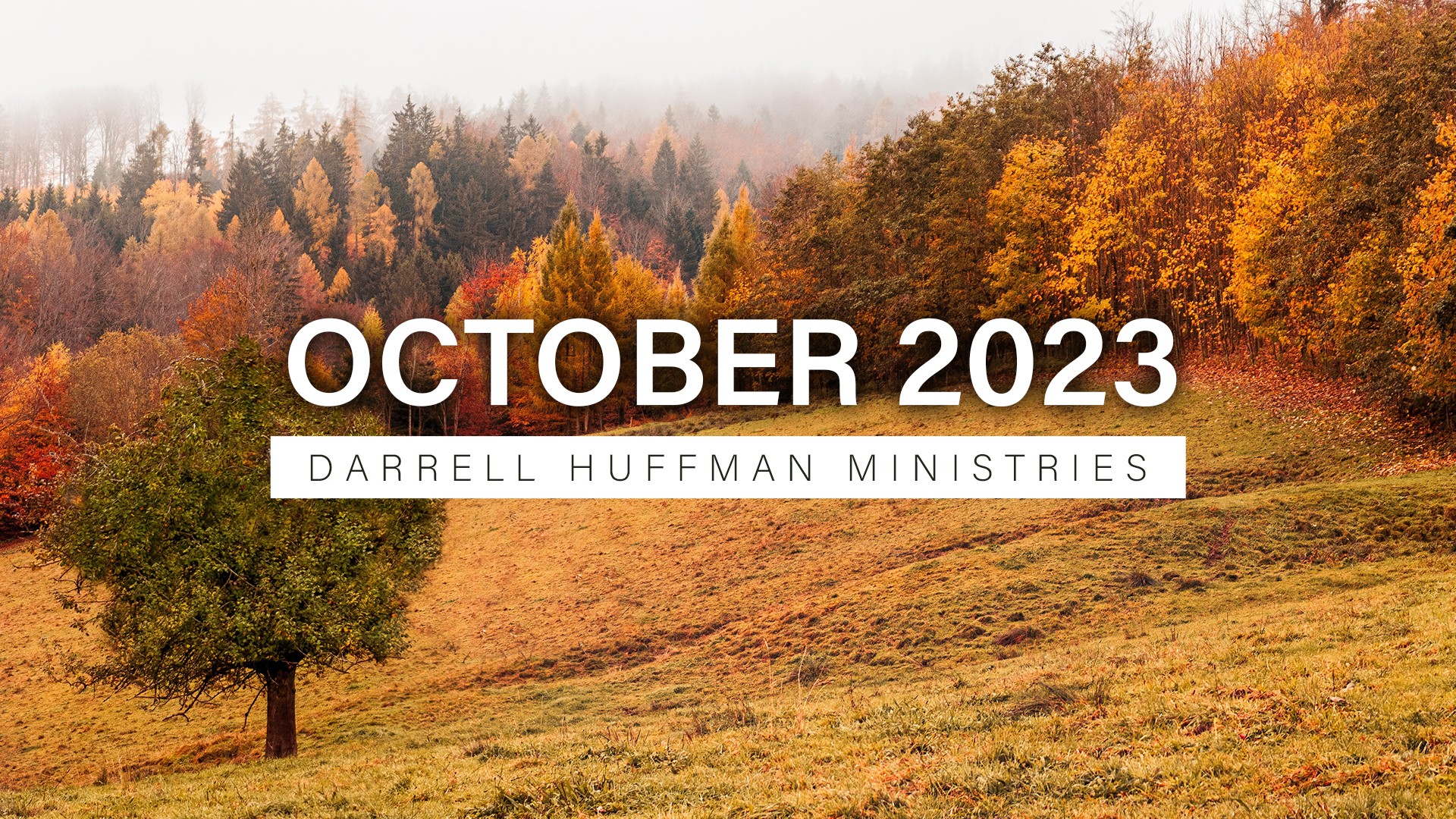 Aglow and Burning Serving the Lord | Darrell Huffman Ministries