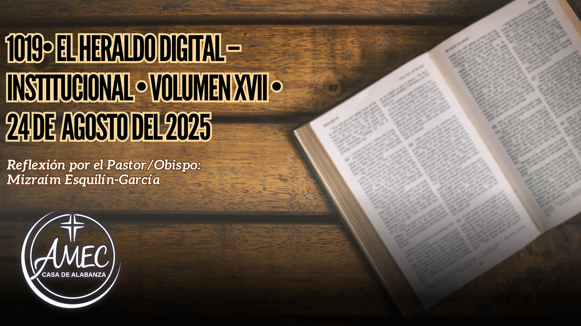 1019 • El Heraldo Digital – Institucional • Volumen XVII • 24 de agosto ...