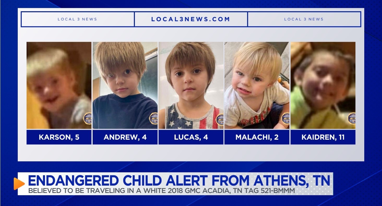 UPDATE: Five endangered children found safe | Mix 104.1 WCLE