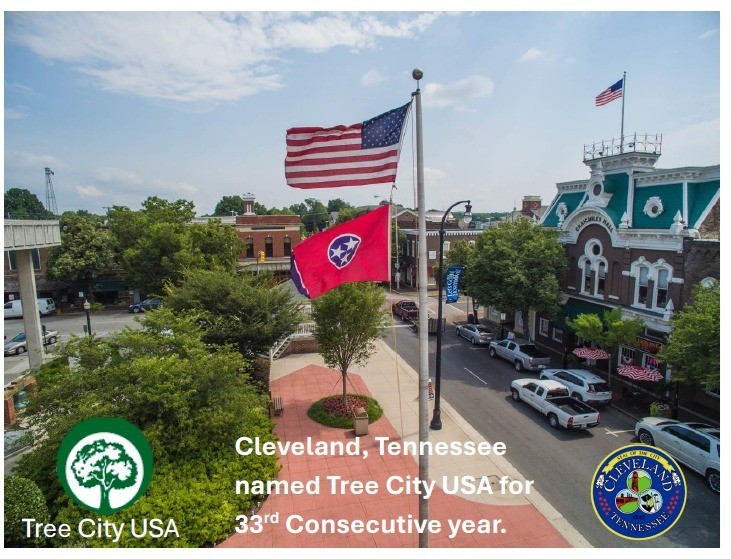 Cleveland celebrates 33rd consecutive year as Tree City USA | Mix 104.1 ...