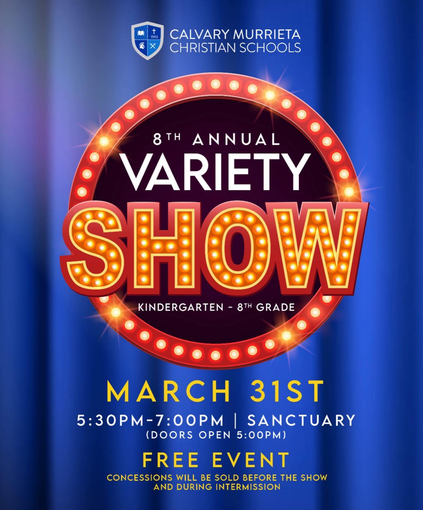 Variety Show | Calvary Murrieta Christian School