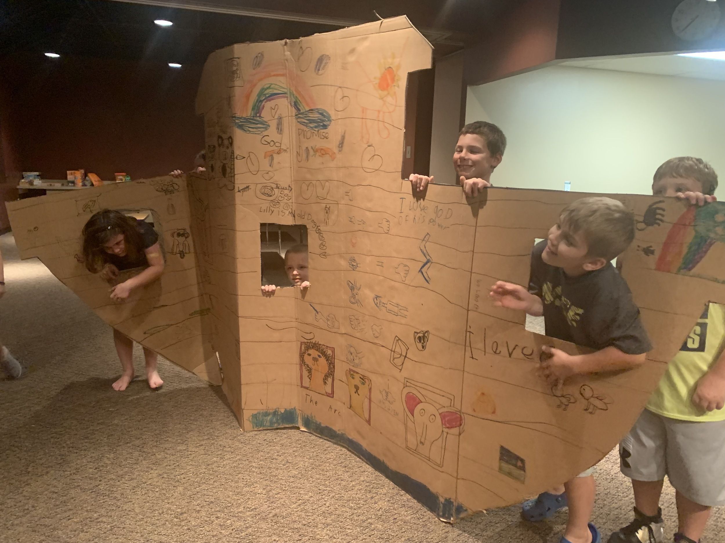 Children Build Noah's Ark | Alive In Christ Lutheran Church - MO