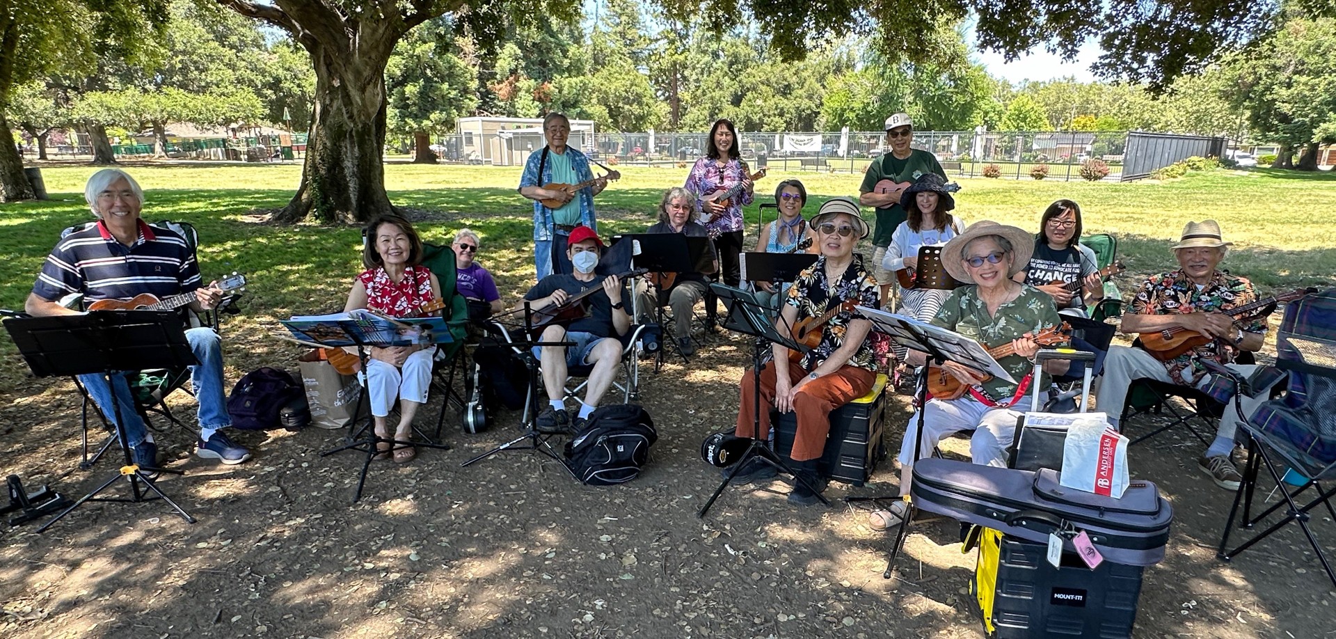 The Wesley Ukulele Band Holds its Annual Picnic and Rehearsal | Wesley ...