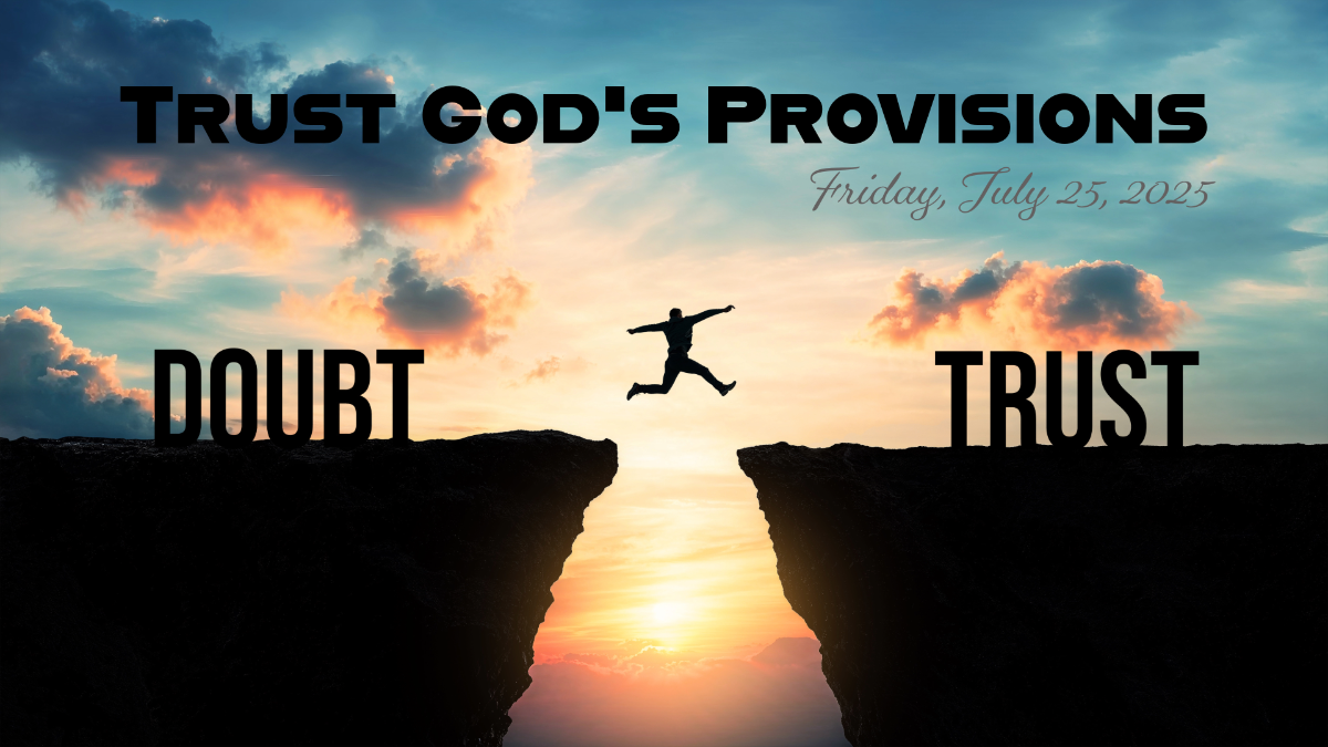 Trust God's Provisions | Crossroads Church Staten Island