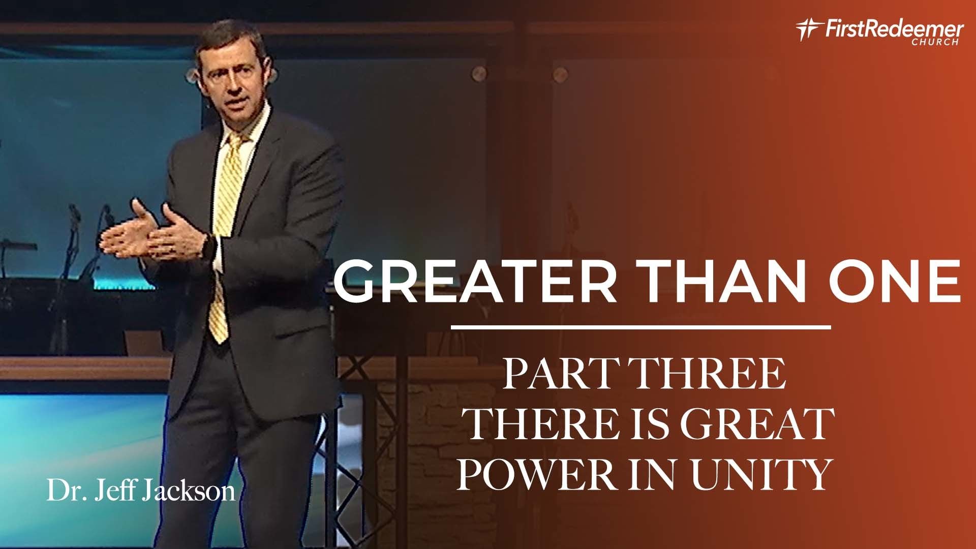 P3 THERE IS POWER IN UNITY WHICH MAKES US GREATER THAN ONEs | First ...