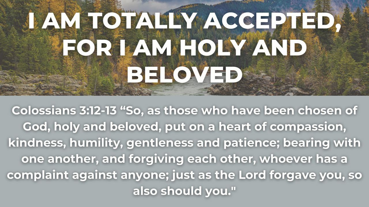 30 Day Challenge Day 10: I Am Totally Accepted, For I Am Holy And ...
