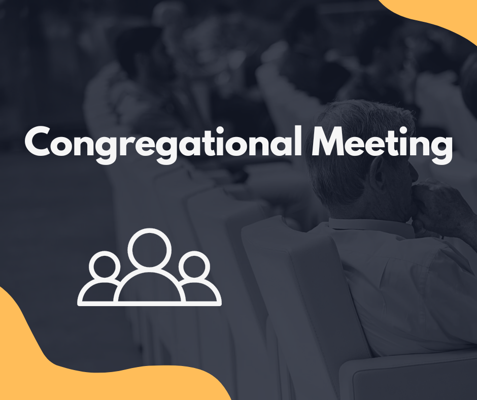 Congregational Meeting October 9 | New City Fellowship | Church In ...