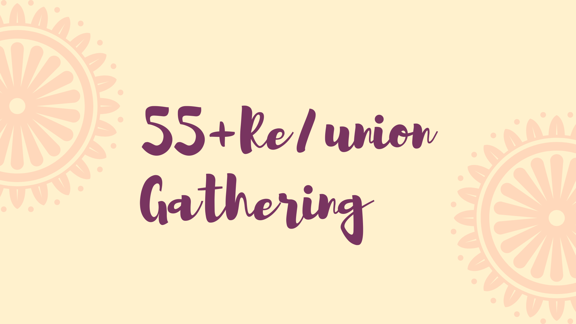 55 + Reunion Gathering April 11 | New City Fellowship | Church In ...