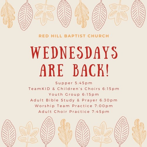 Red Hill Baptist Church - Home